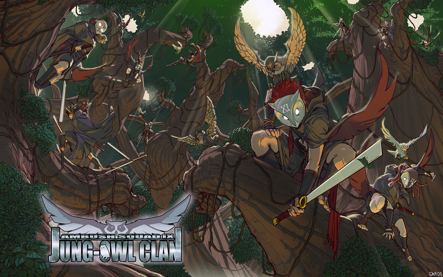 ArtStation - Ambush Squad IX Jung-Owl Clan