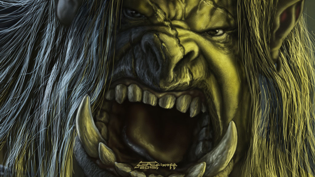 Edikt Art - Kargath Bladefist. Каргат Острорук.