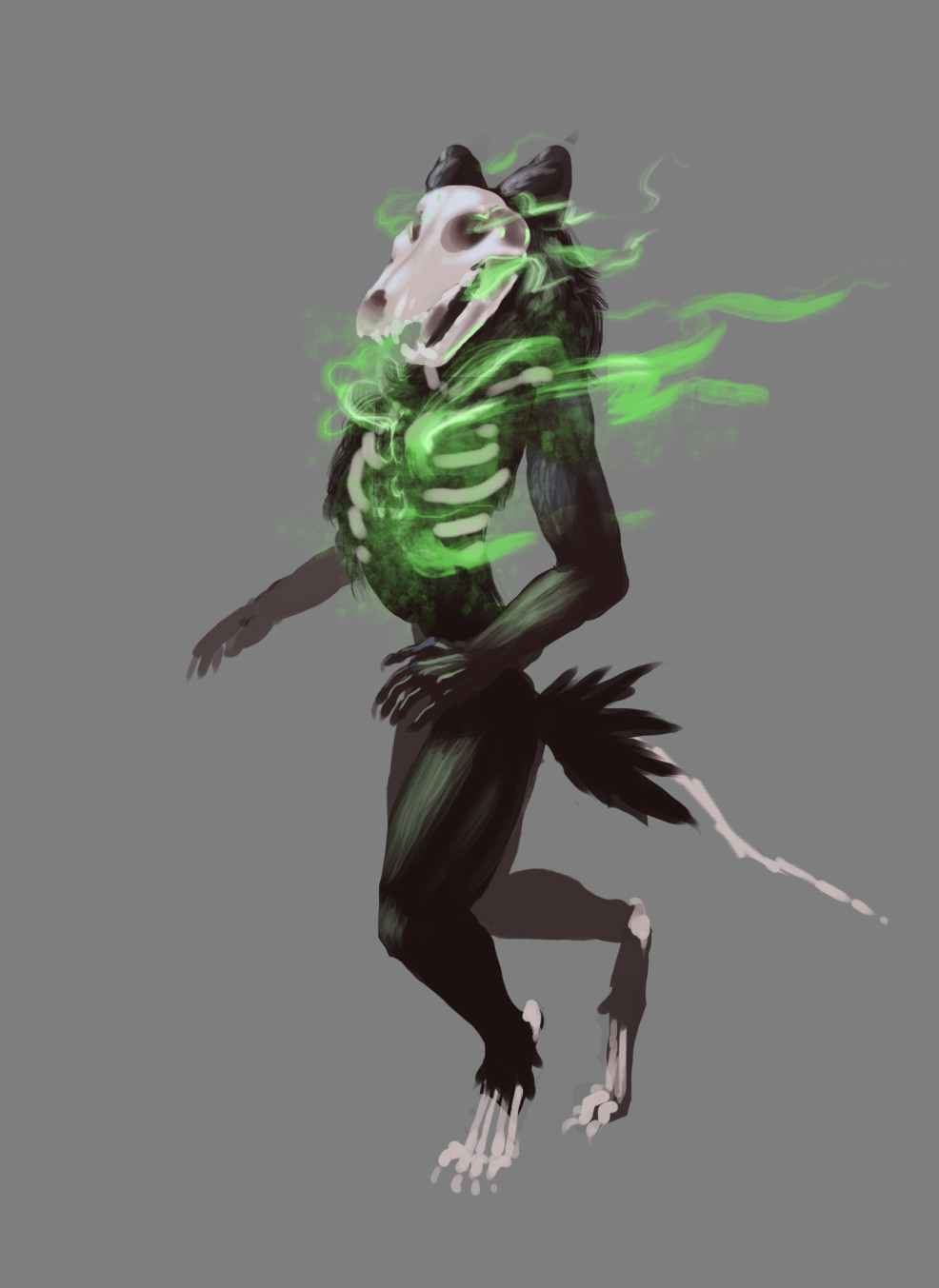 ArtStation - October Creature No. 4 Werewolf