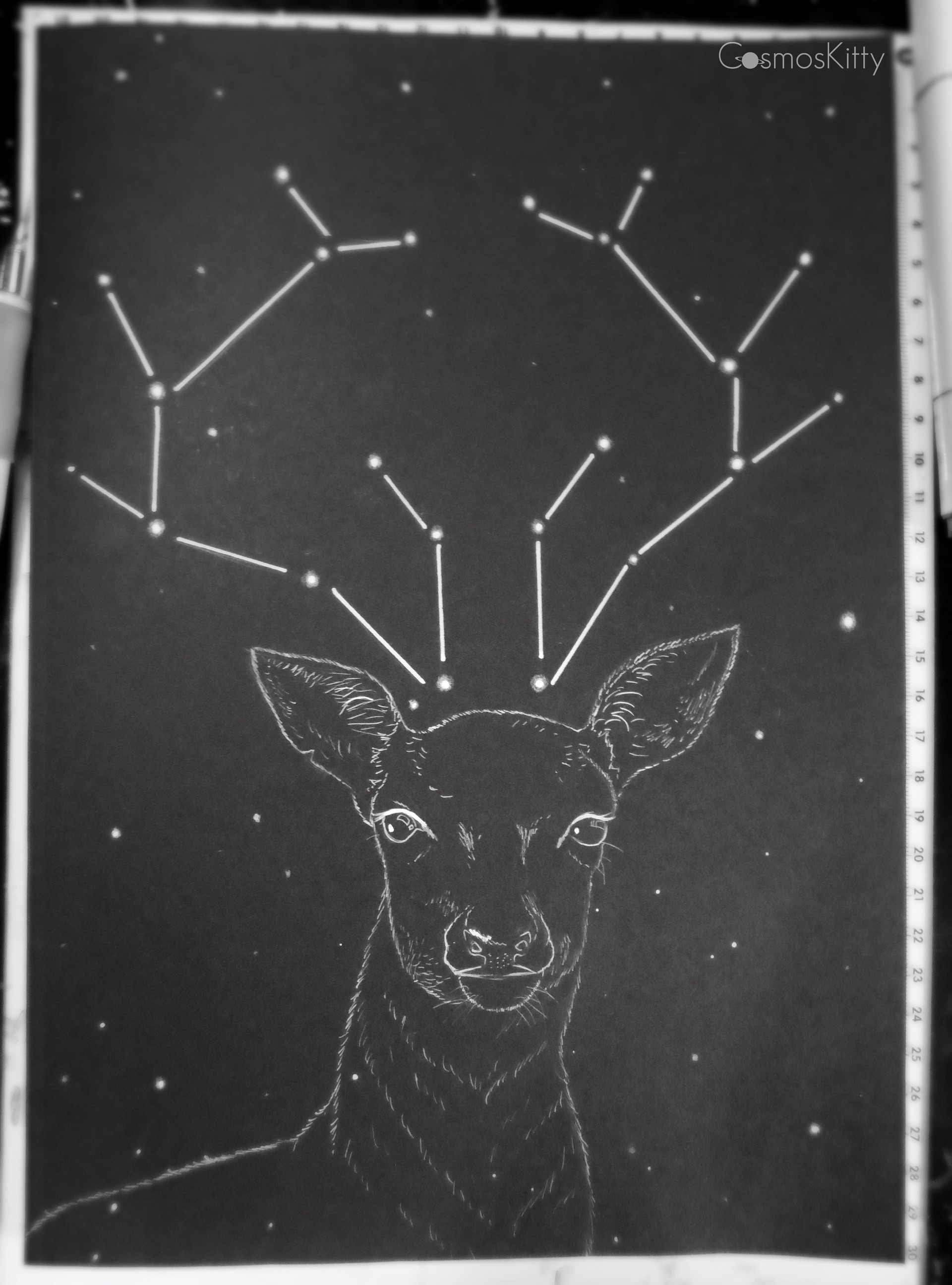 Amy McCullough - Cosmic Entity - Sketchbook Design