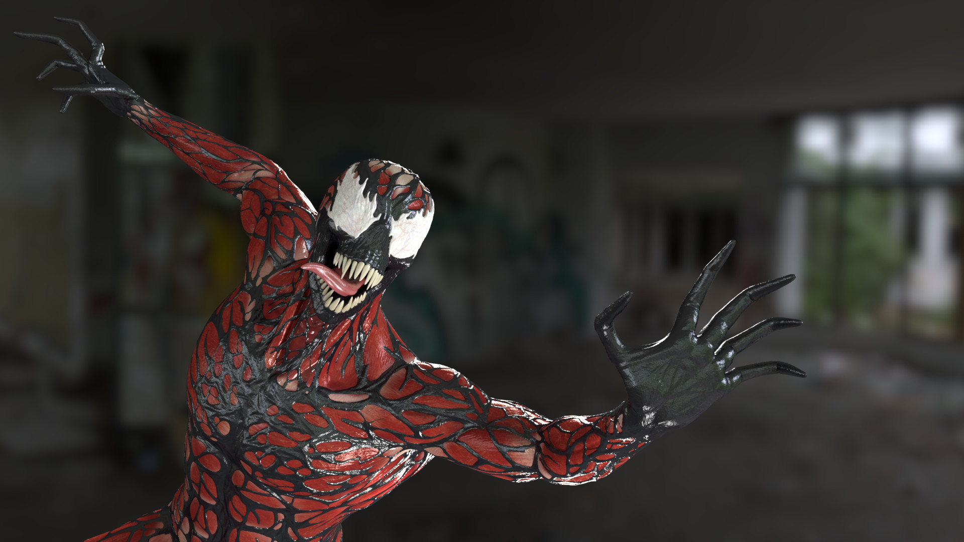 Jacob Regan Art - Carnage WIP