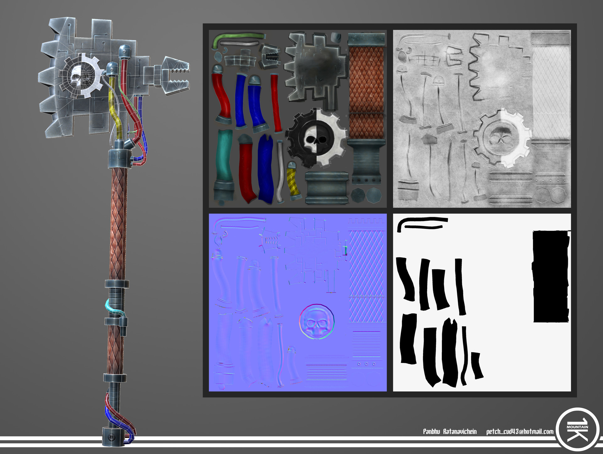 Panbhu Ratanavichein - Omnissian Pattern Power Axe ”Warhammer 40K ...