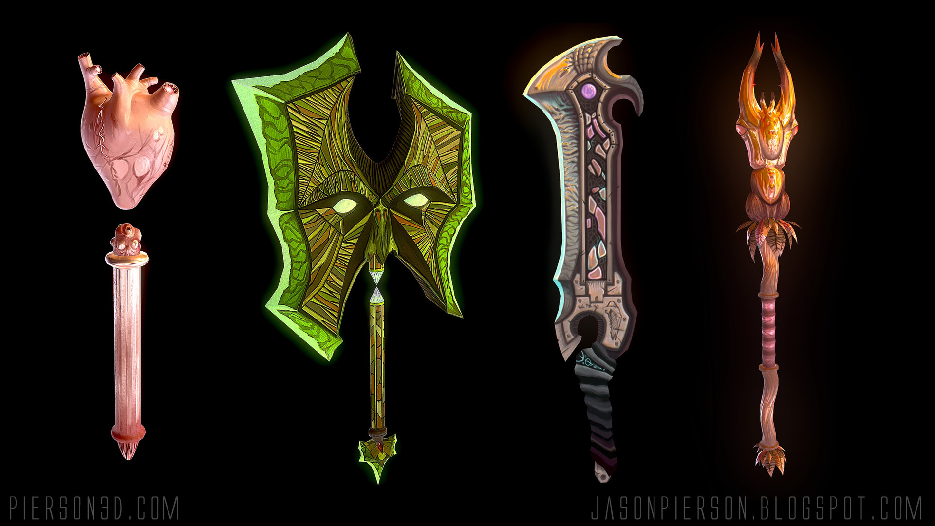 ArtStation - Game Weapons