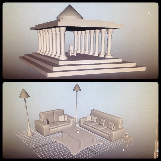 ArtStation - Maya Projects Temple and Room