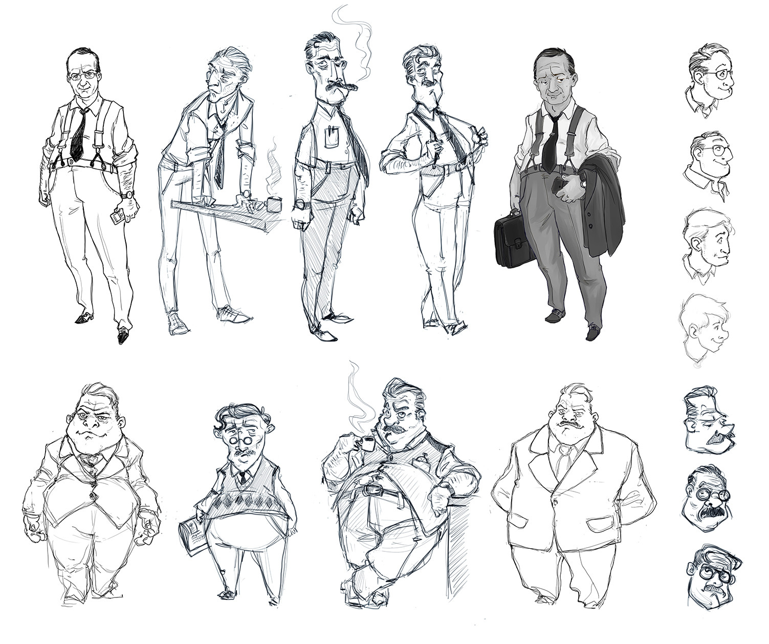 ArtStation - "Kidnapping" characters concepts