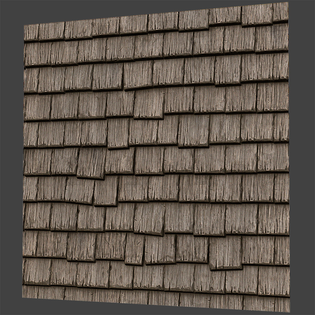 shingle roof pbr texture