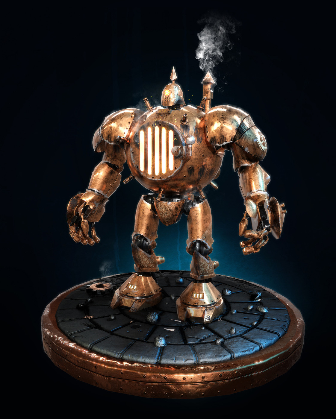 steampunk golem