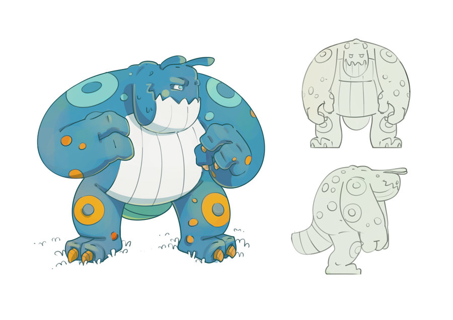 ArtStation - Blue Tribe Monster