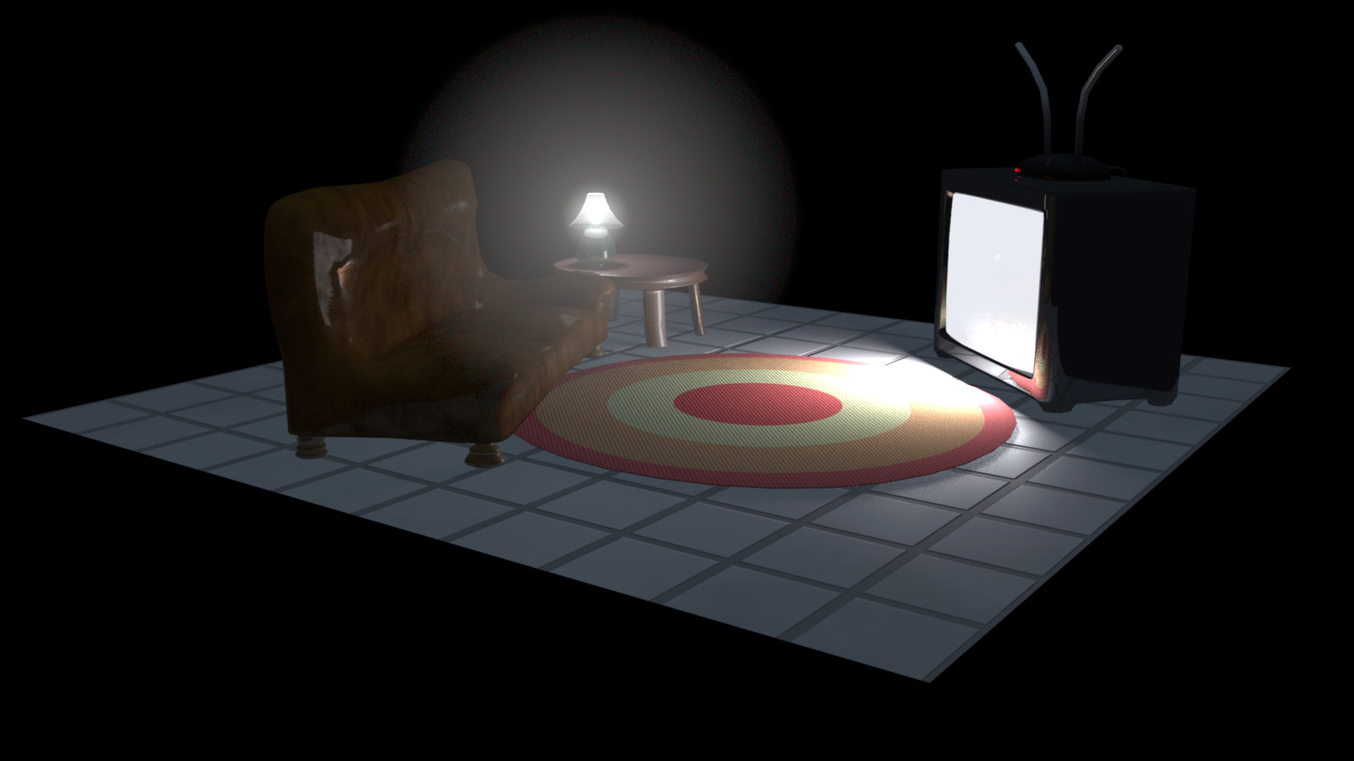 ArtStation - Indoor Living Room Scene