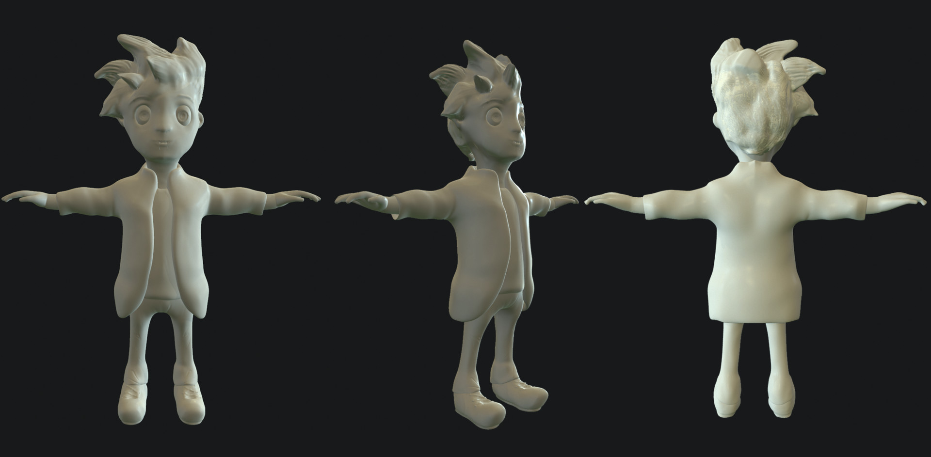 ArtStation - Character sculpt, retopo, to rigging