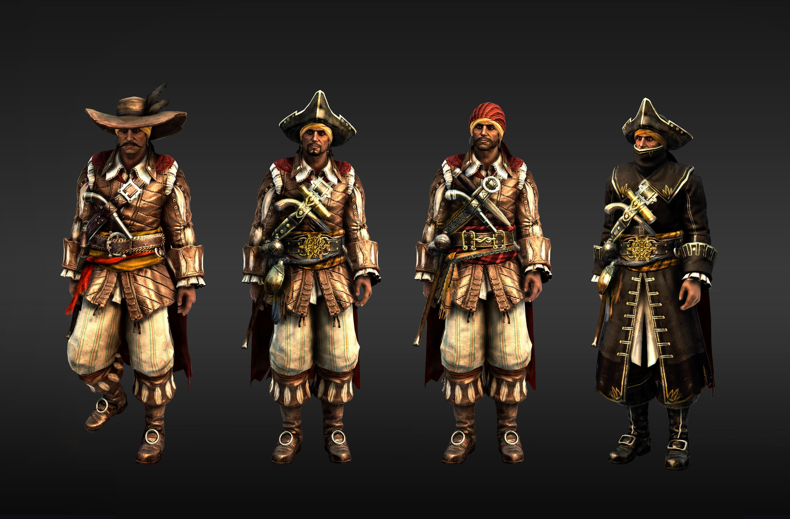 Haley Zhu - Assassins creed IV Black flag character work 1