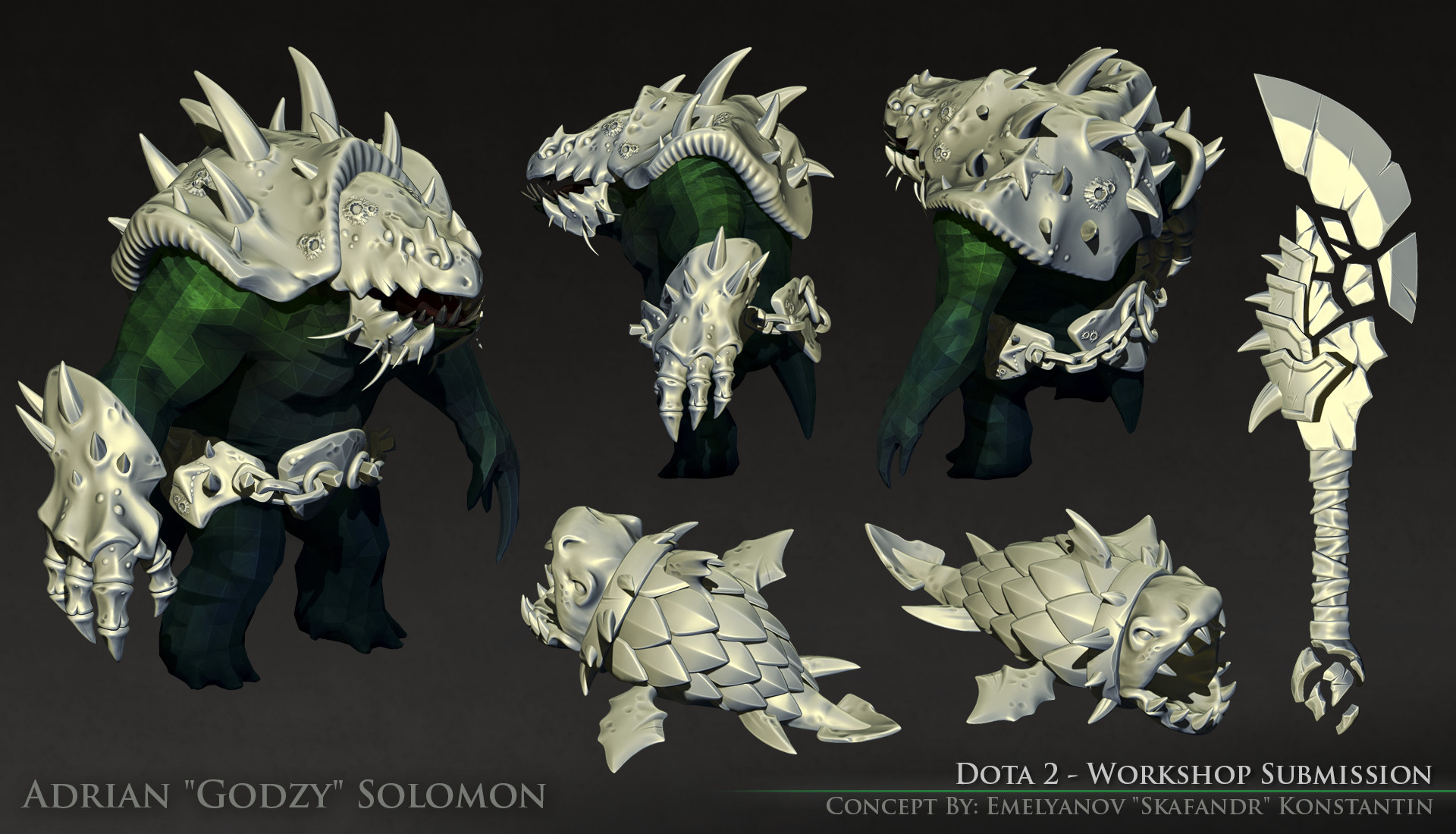 dota 2 tidehunter set