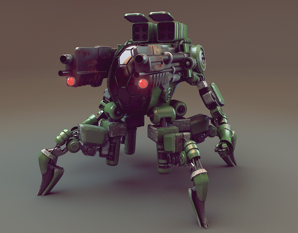 ArtStation - Walking Tank