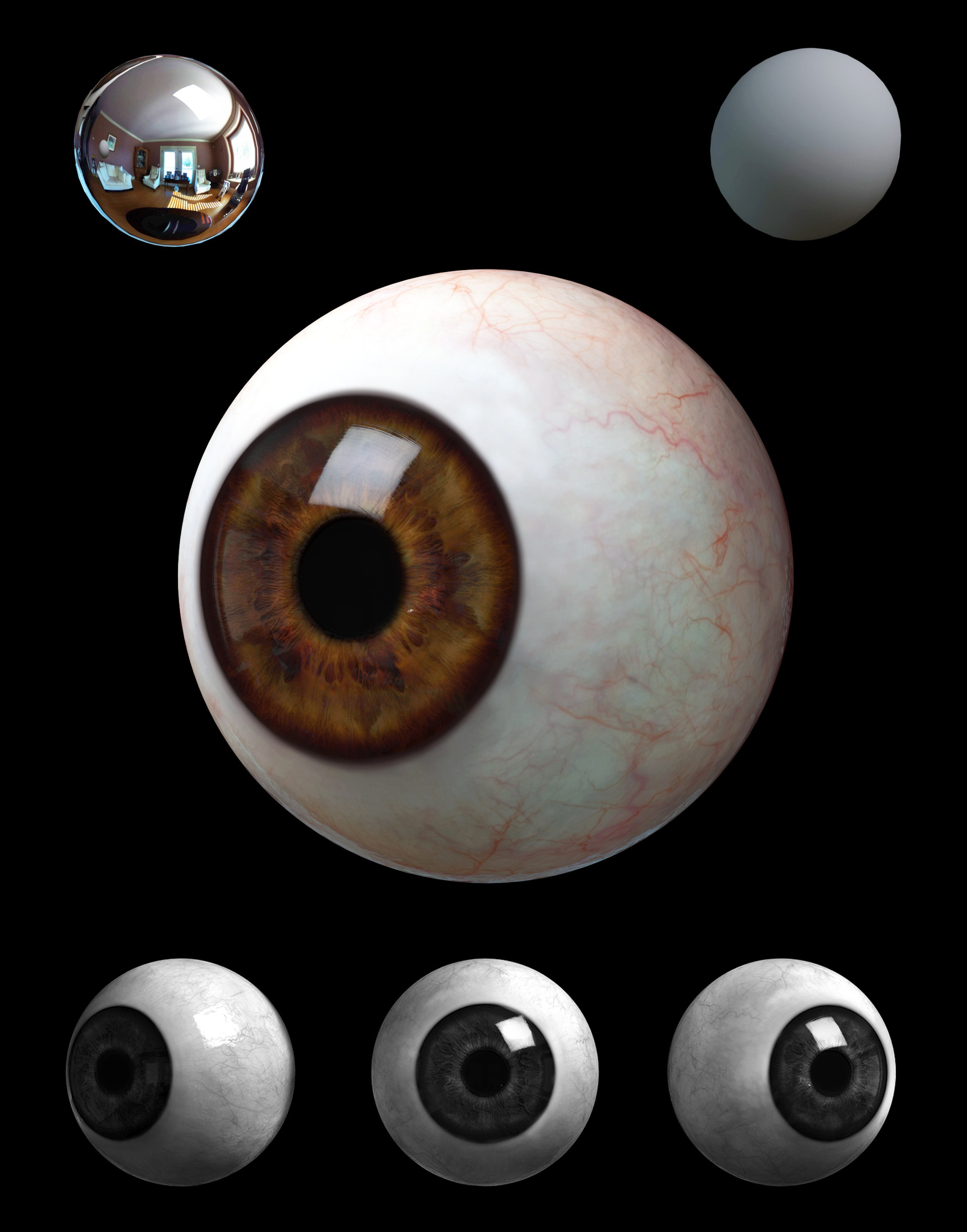 ArtStation - Human eye study