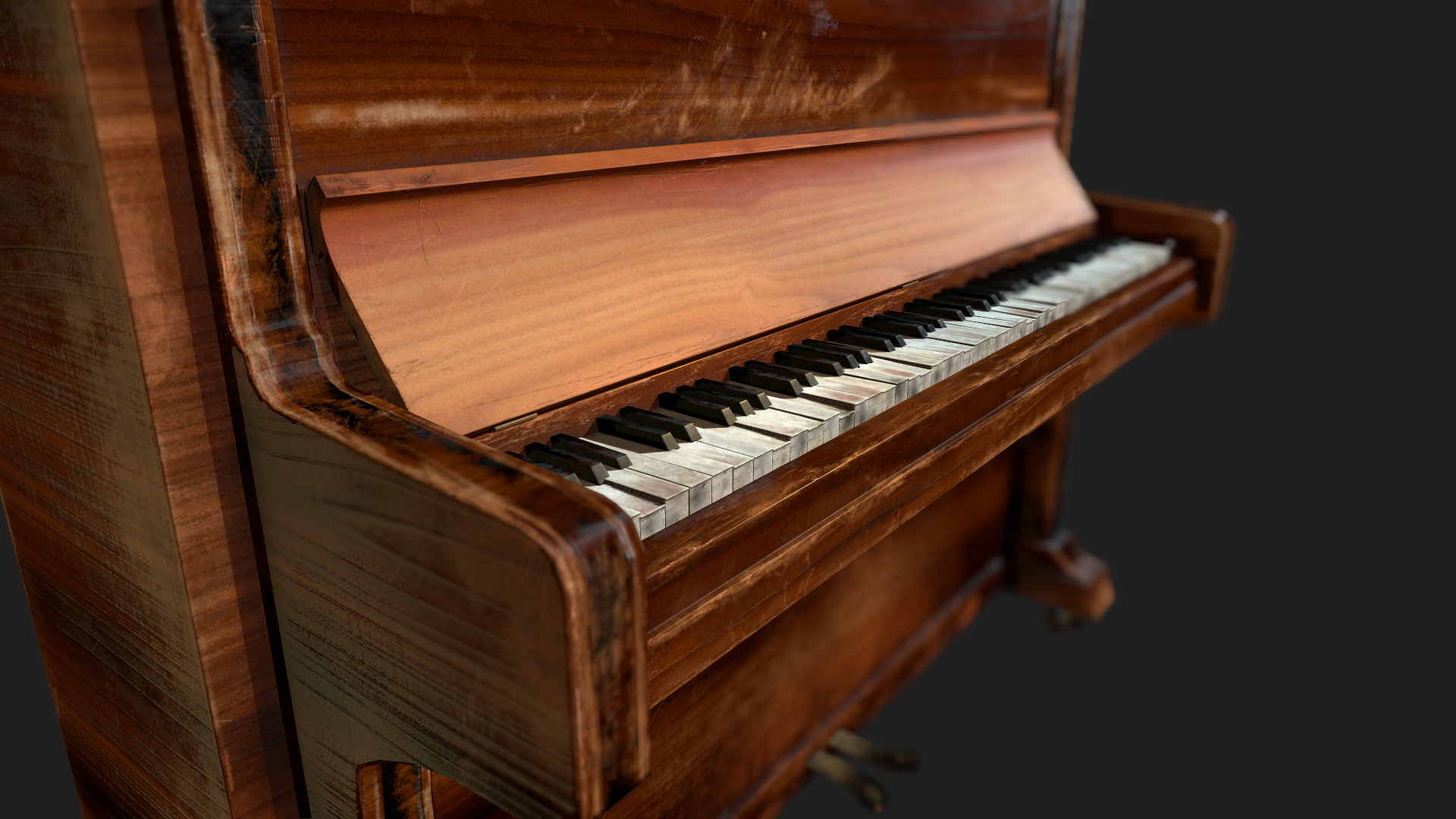 ArtStation - Old Piano