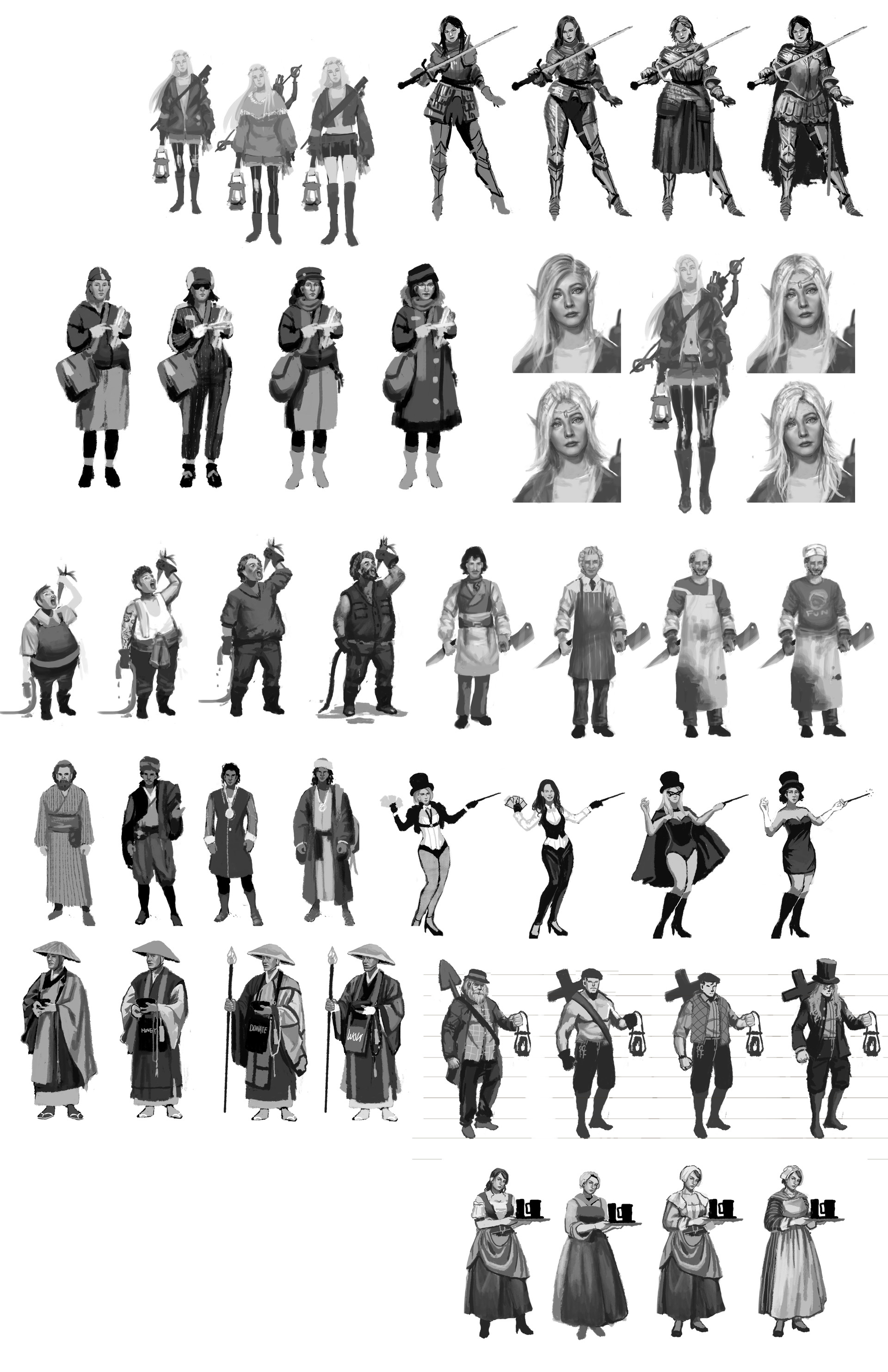 Ying Ding - Silhouettes and concepts