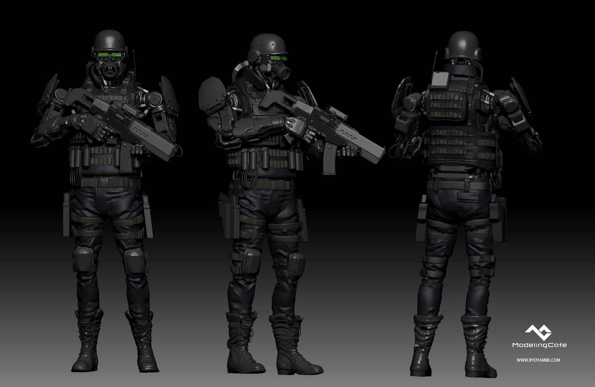 ArtStation - Mech Police