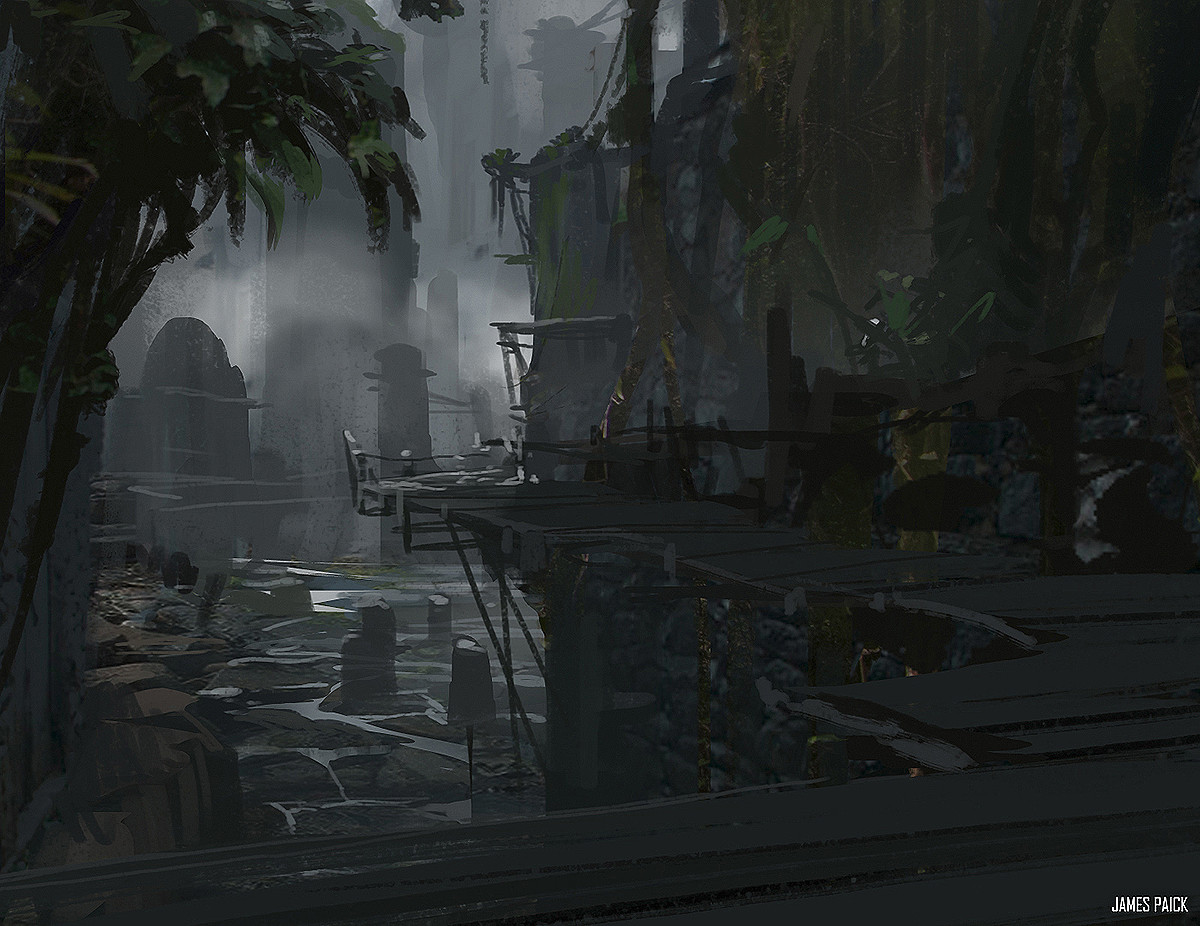 James Paick - Environment Design demo - mood and composition