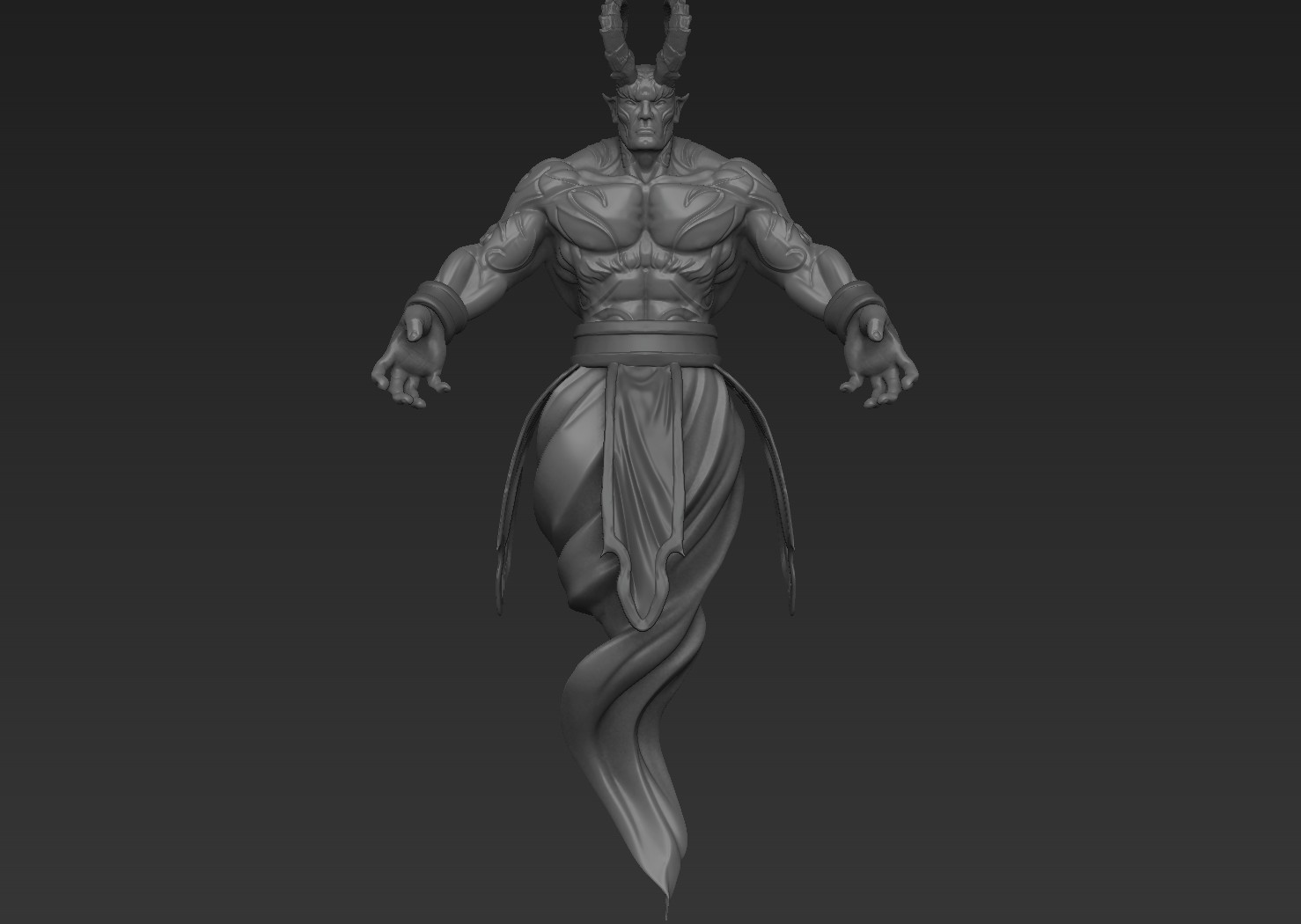 ArtStation - DJINN high poly. W.I.P.