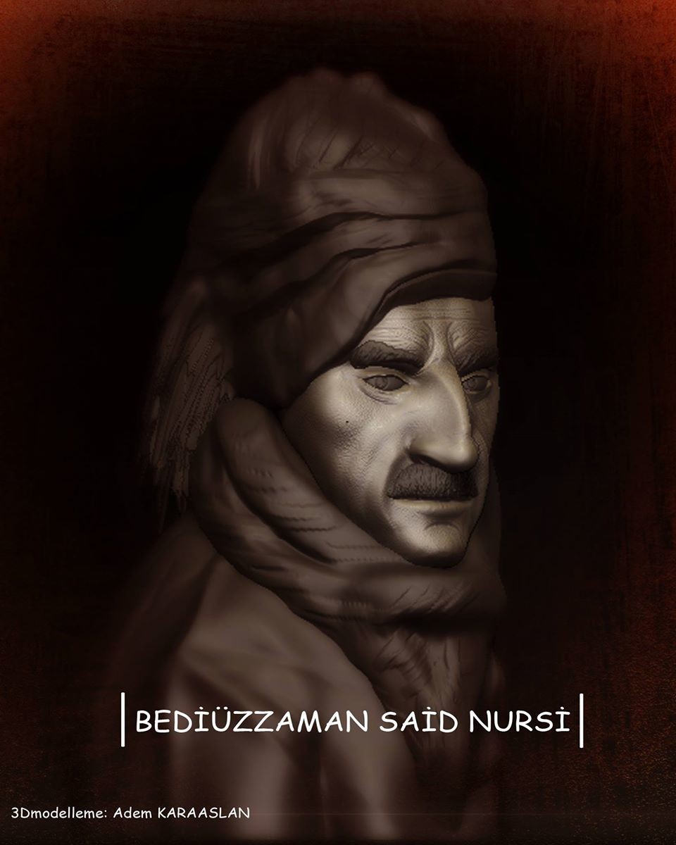 ArtStation - bediuzzaman sait nursi 3D portrait Modeling
