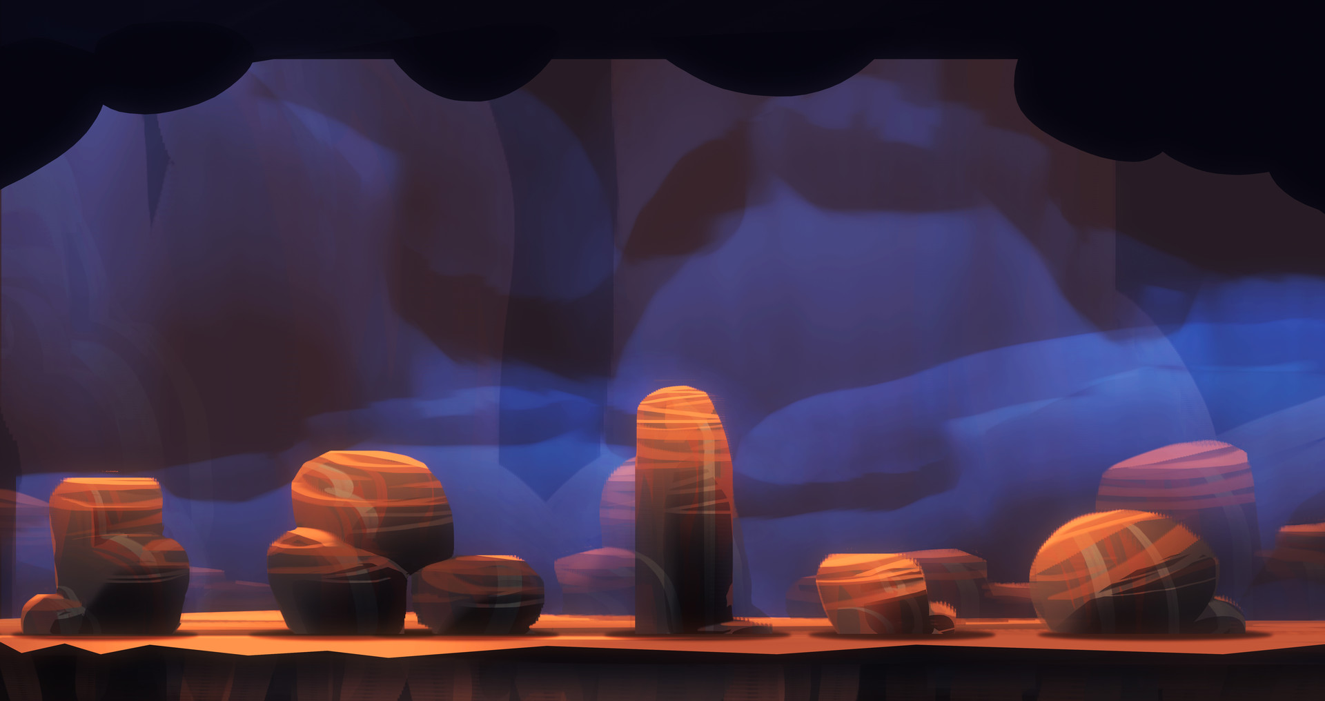 ArtStation - Cave and rock prop design