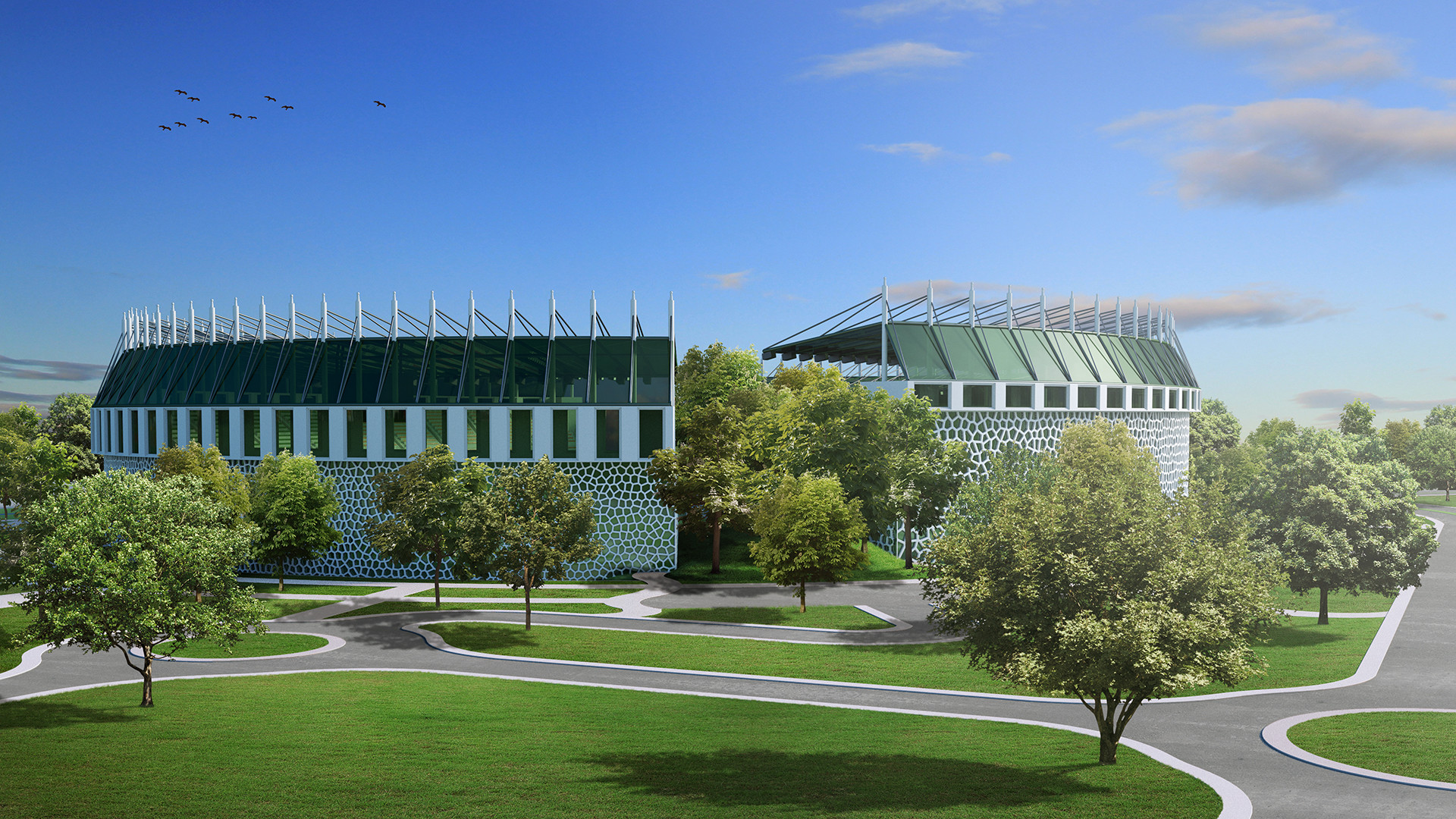 Umberto Oldani - Project of the new stadium in Perugia - Italy