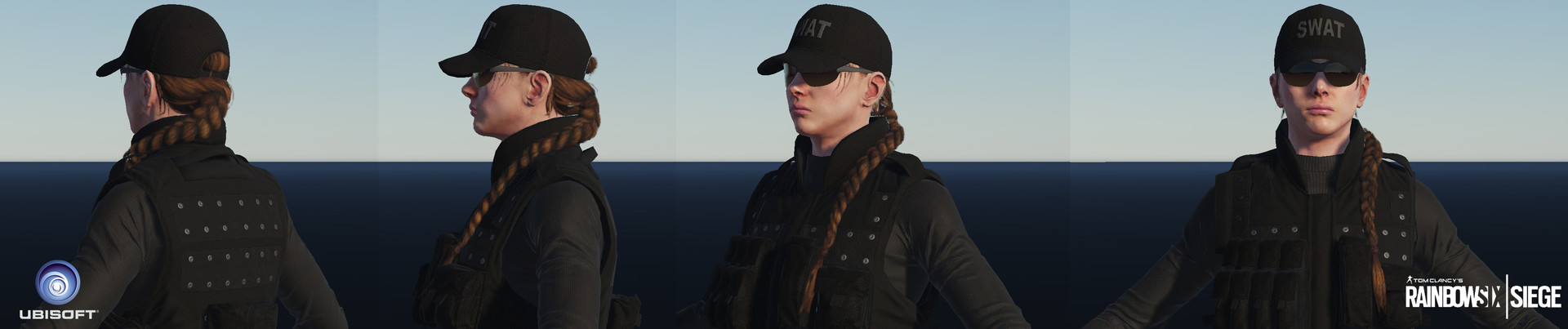 ArtStation - Ash's hair - Rainbow Six: Siege