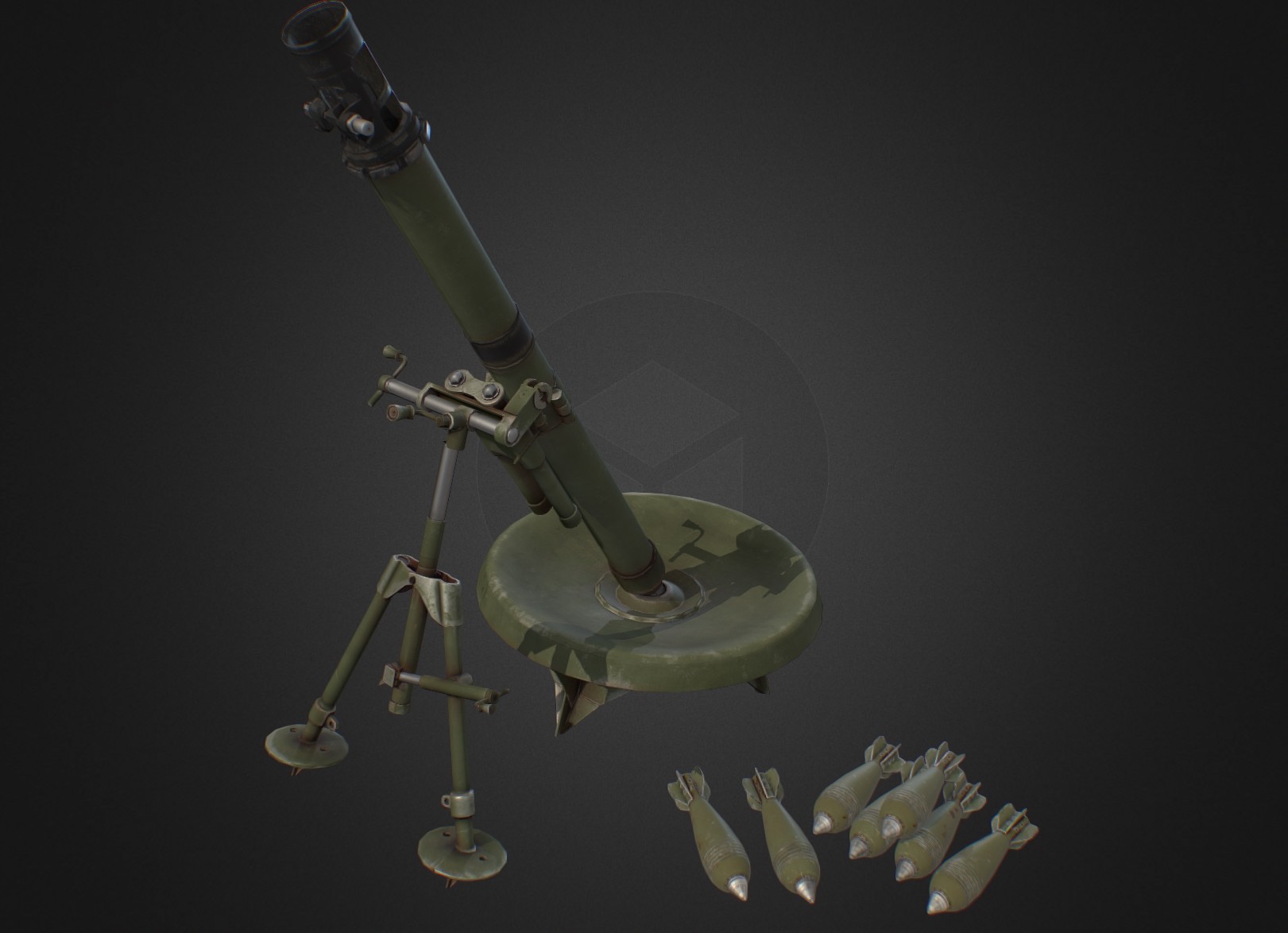 ArtStation - Mortar 2B14 "Salver"