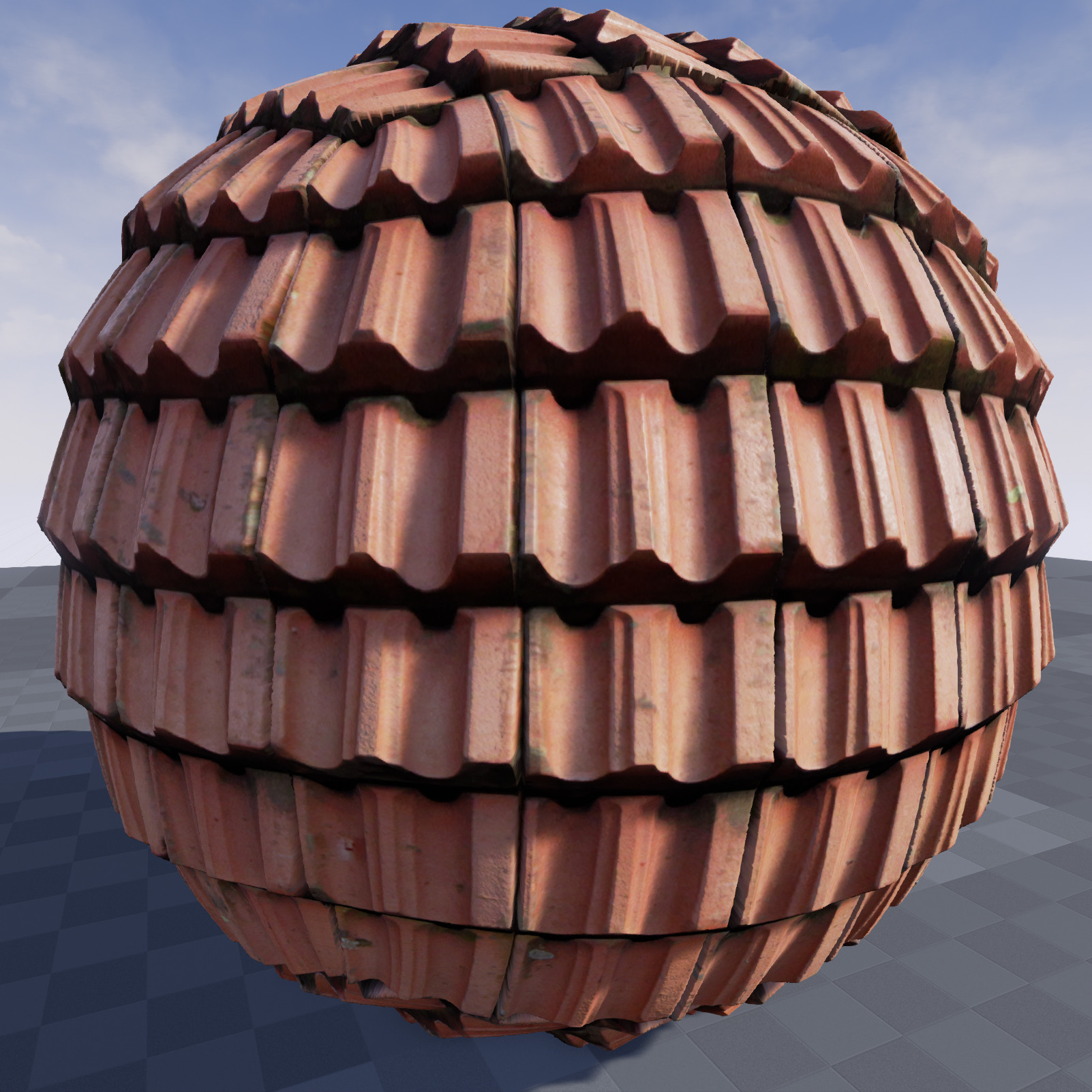 ArtStation - Texture of roofing in Unreal Engine 4.9
