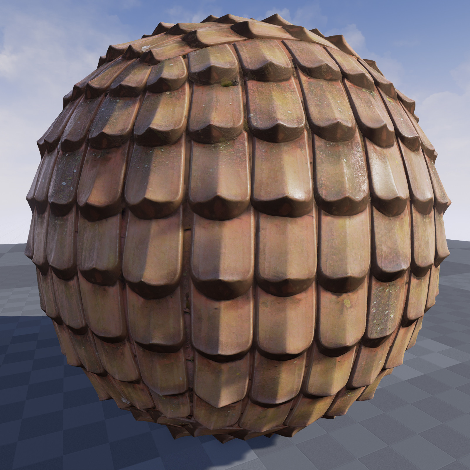 ArtStation - Texture of roofing in Unreal Engine 4.9