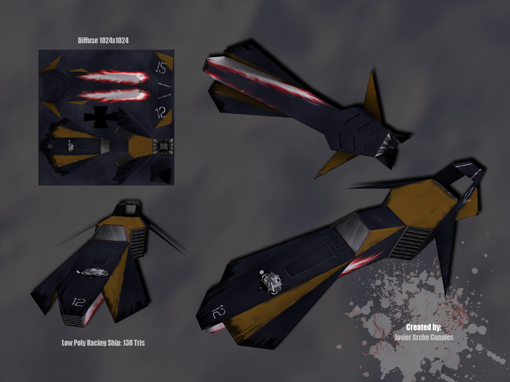 ArtStation - 3D Racing ships