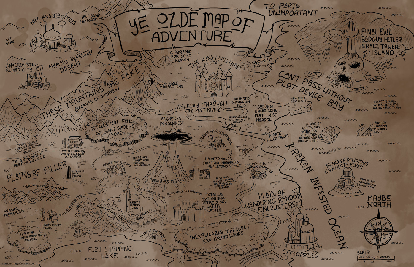 ArtStation - The Adventure Map