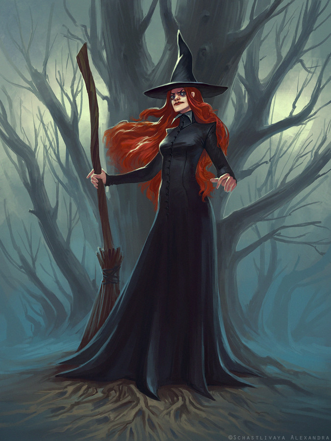 ArtStation - Grizelda the witch