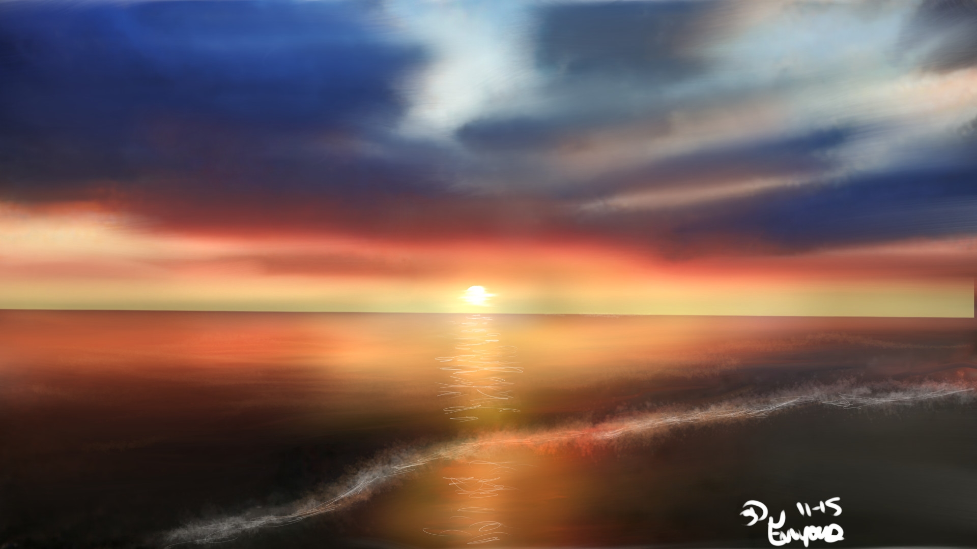 ArtStation - Sunset Break