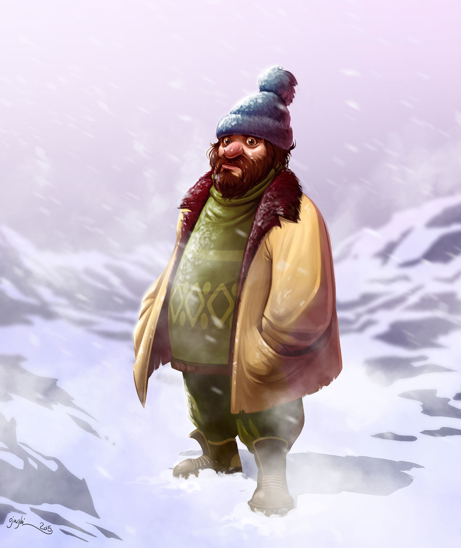 ArtStation - Snow man
