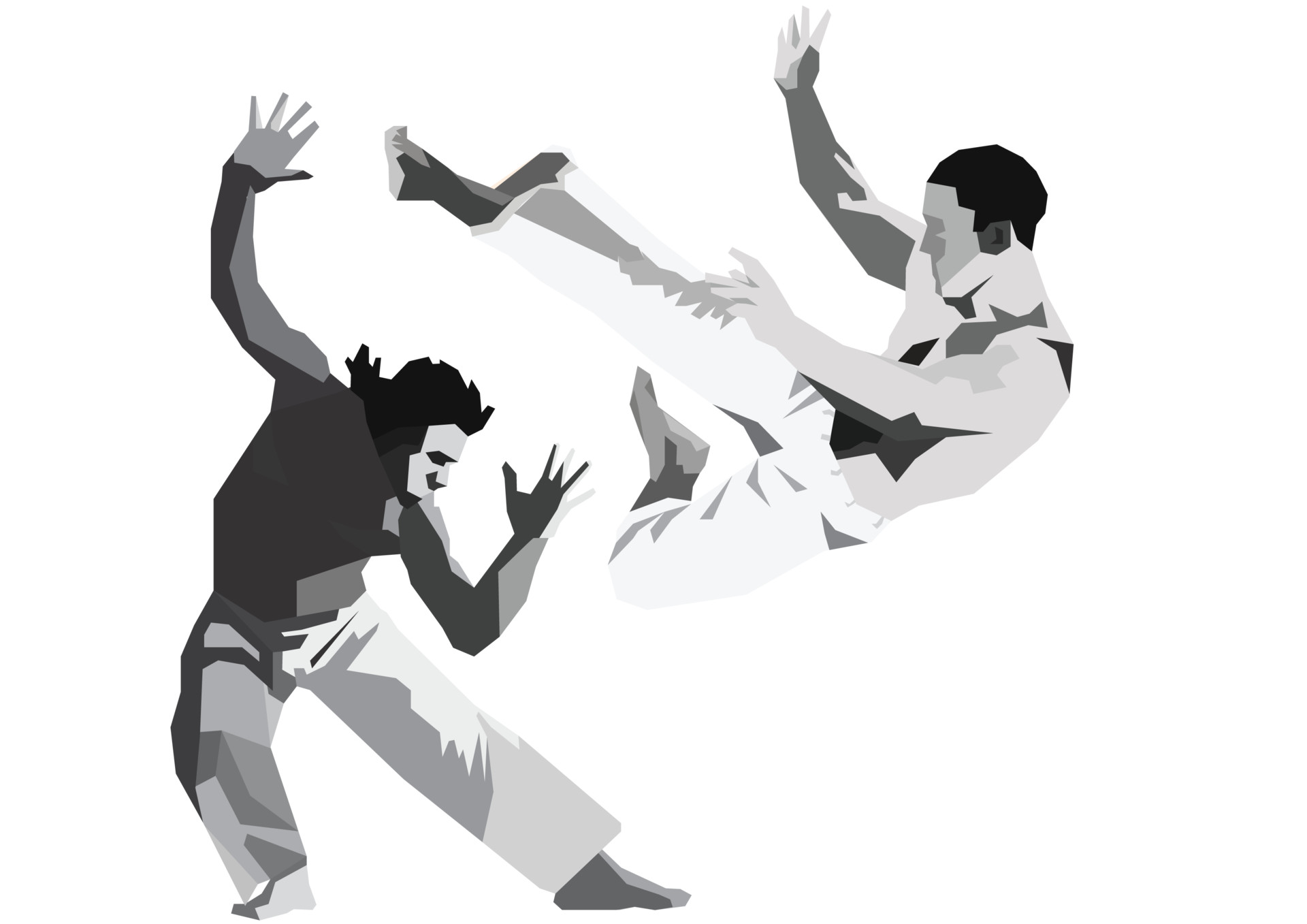 nu sa - Capoeira Vector