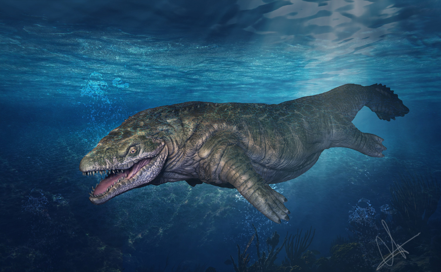 ArtStation - mossasaur
