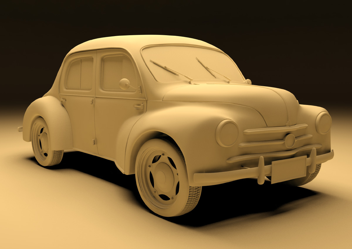 Dominique Buttiens - High poly car - Deadpool theme