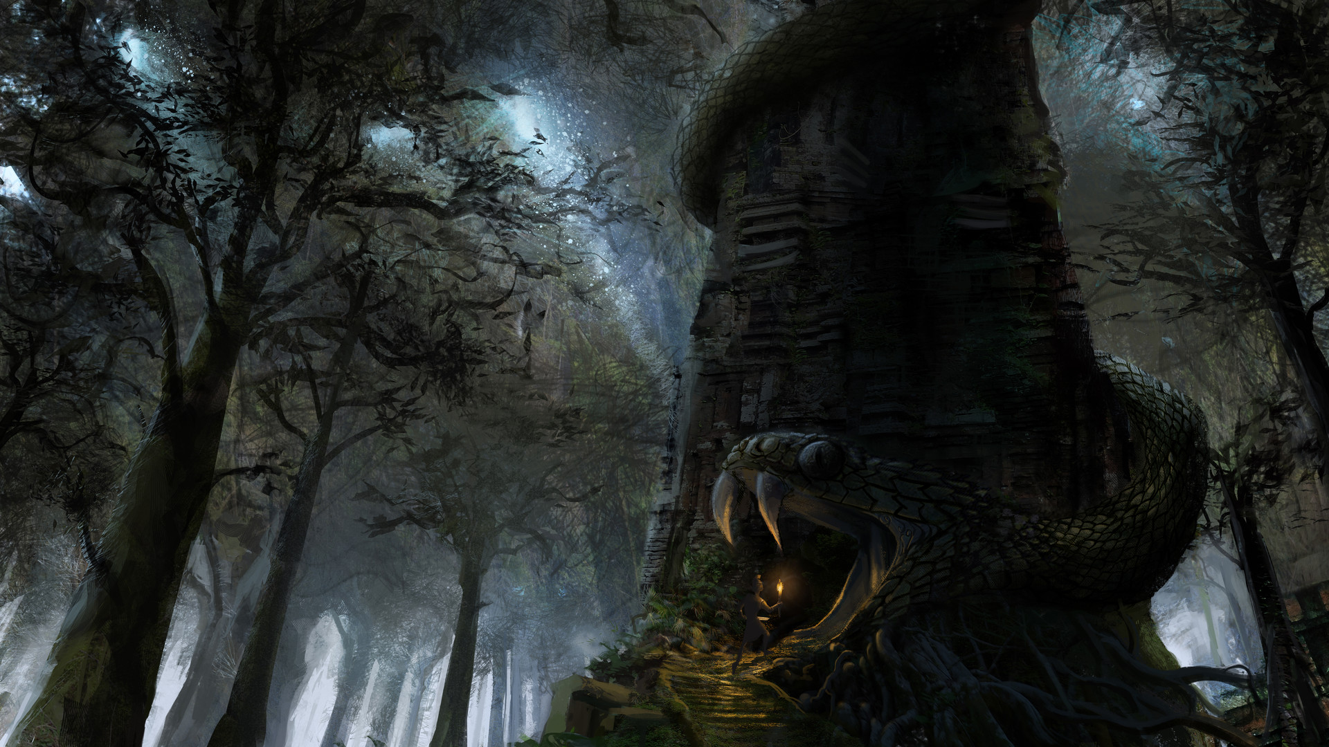 ArtStation - Snake Temple