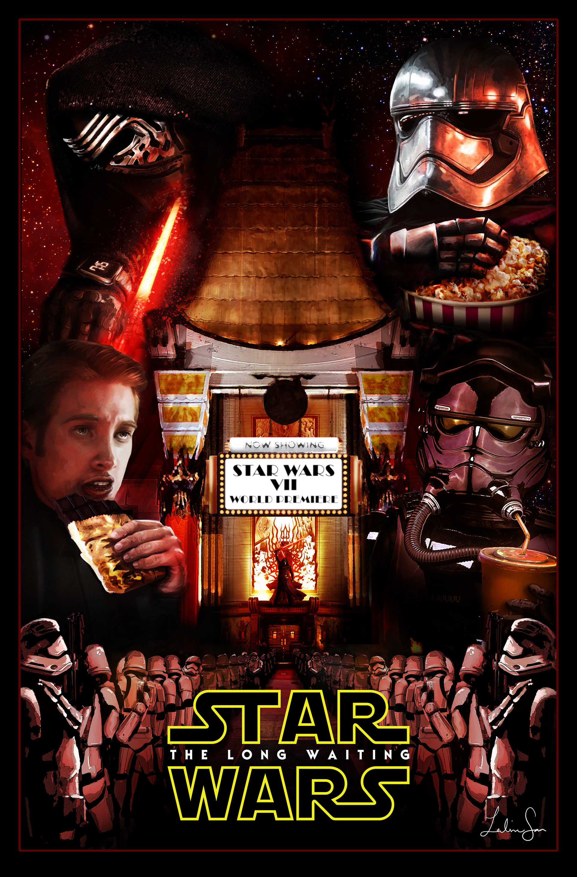 ArtStation - star wars poster