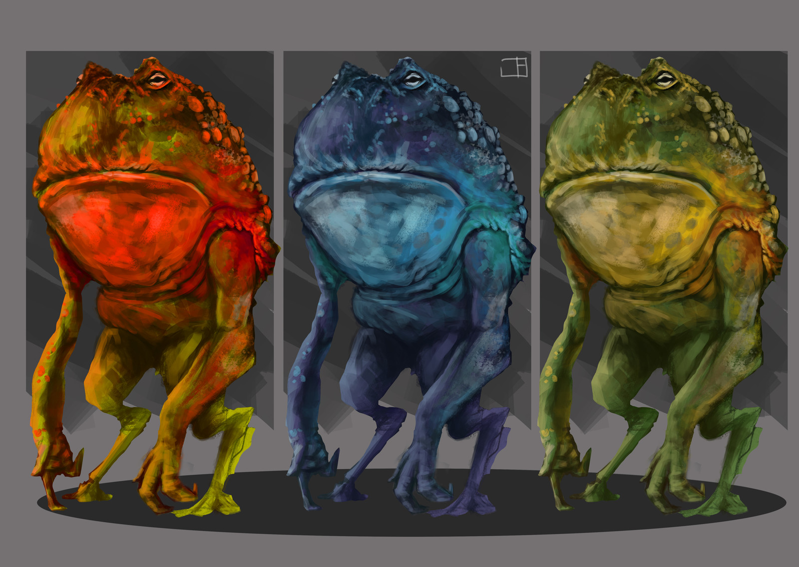 Webster Jones - Humanoid BullFrog Concept