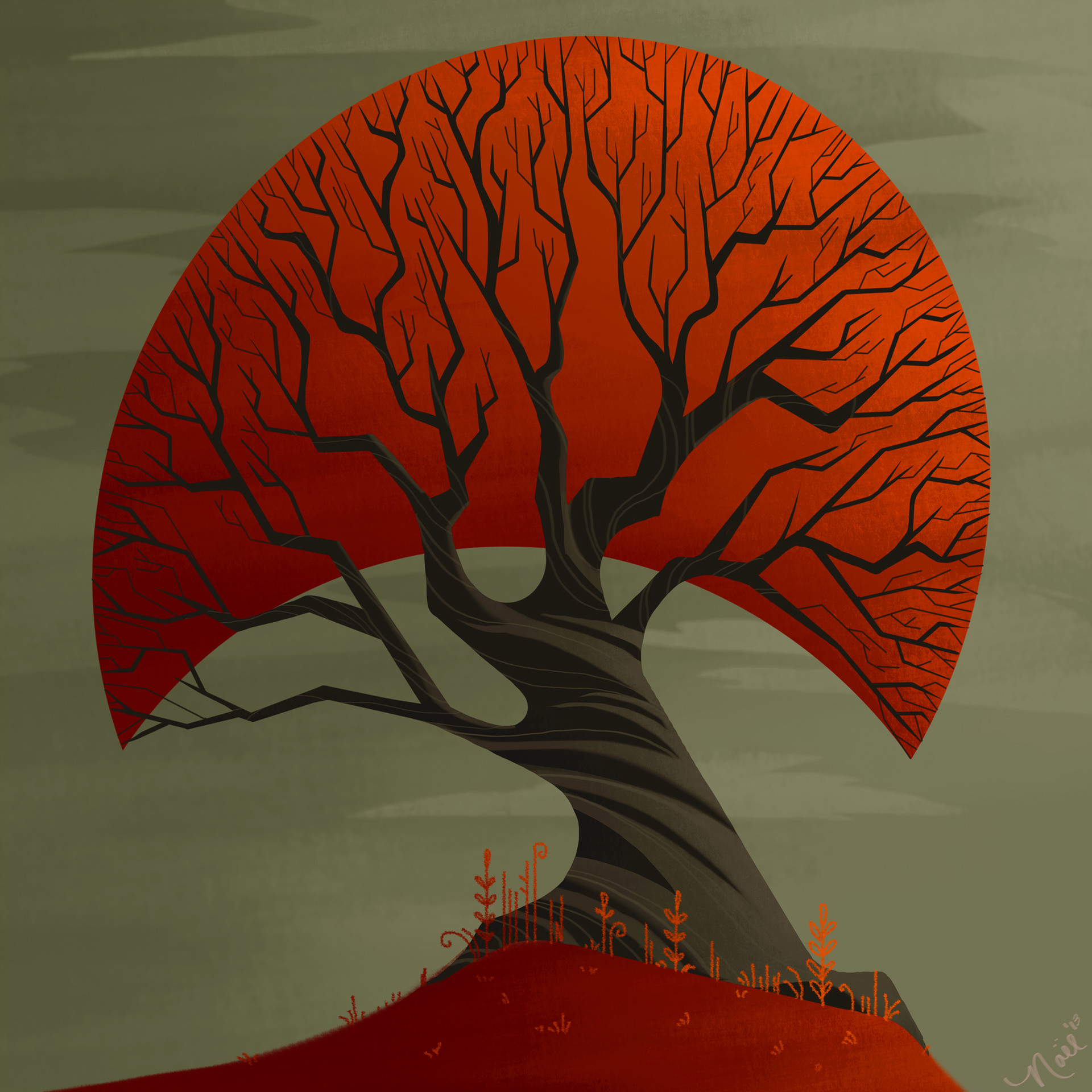 ArtStation - Autumn Tree