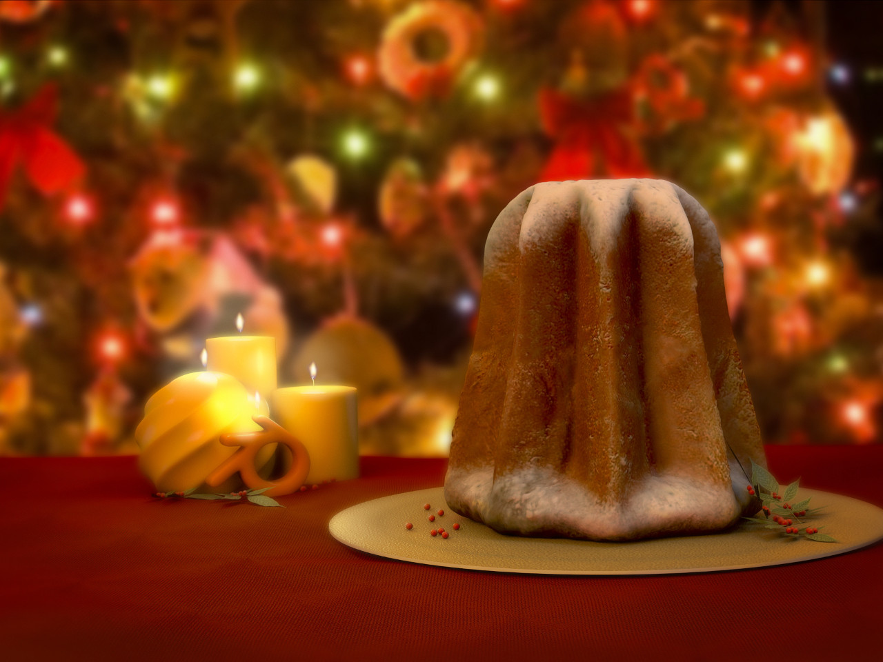ArtStation - Christmas Pandoro