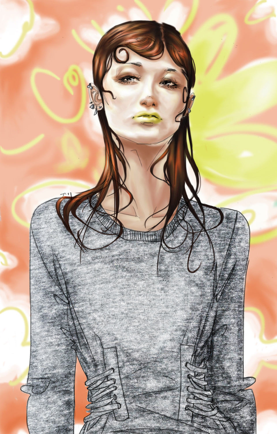 Gabrielle King - Green Gold Lips