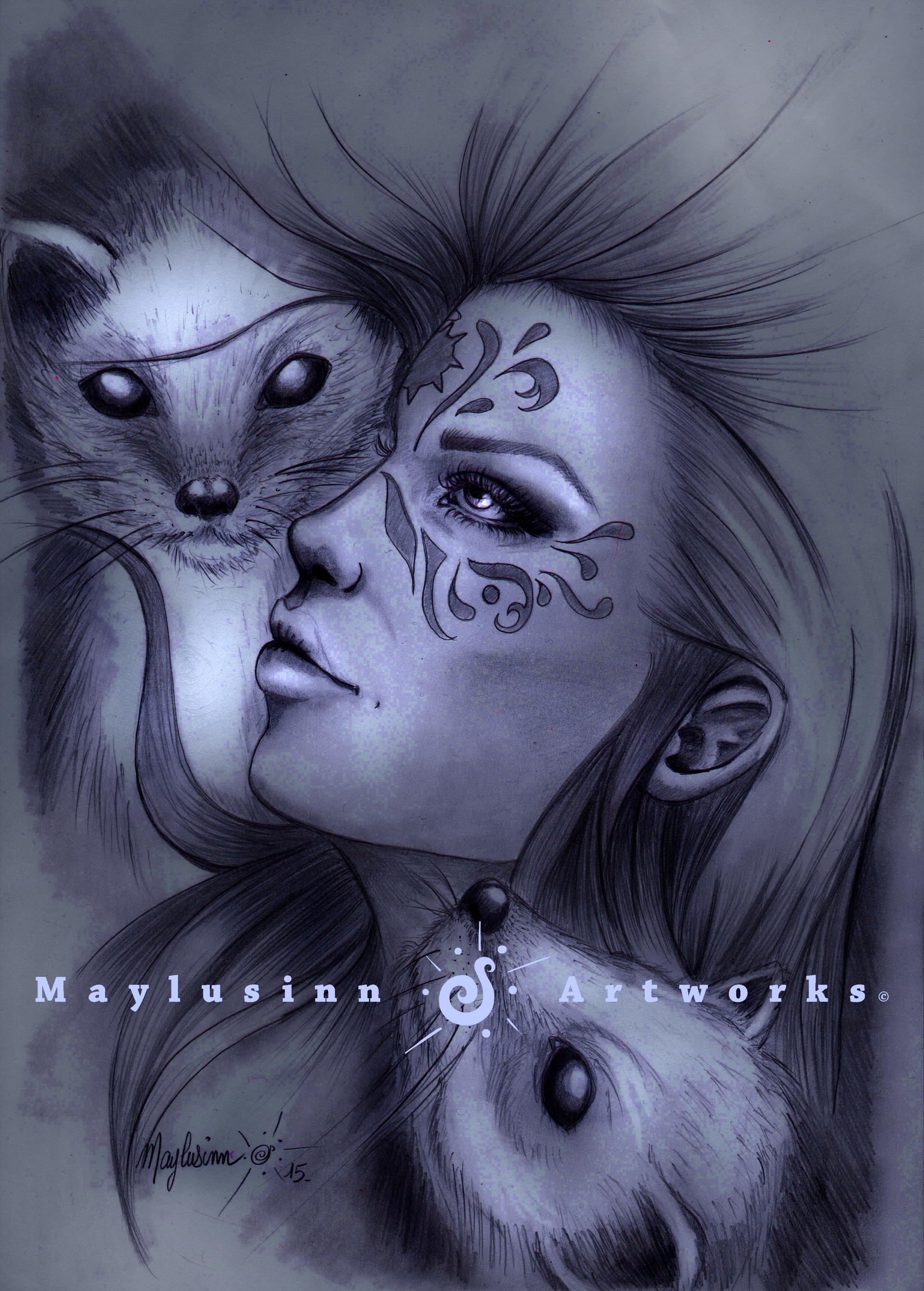 ArtStation - Lady White Weasel