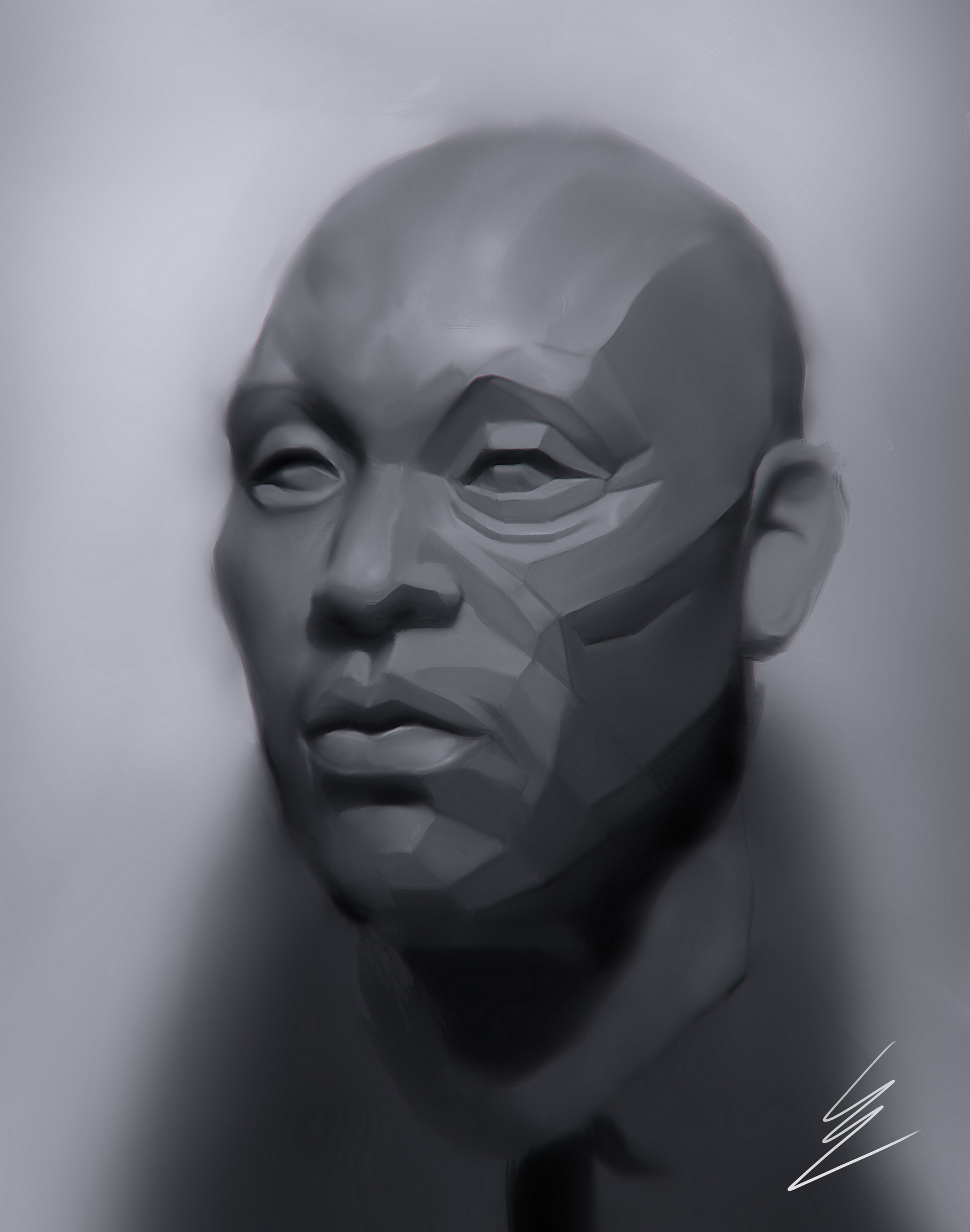 ArtStation - Asaro head study