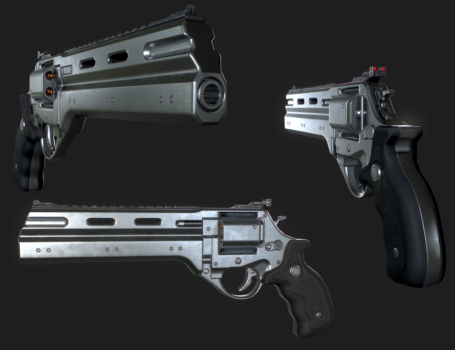 ArtStation - Custom Revolver, Dan Sandberg