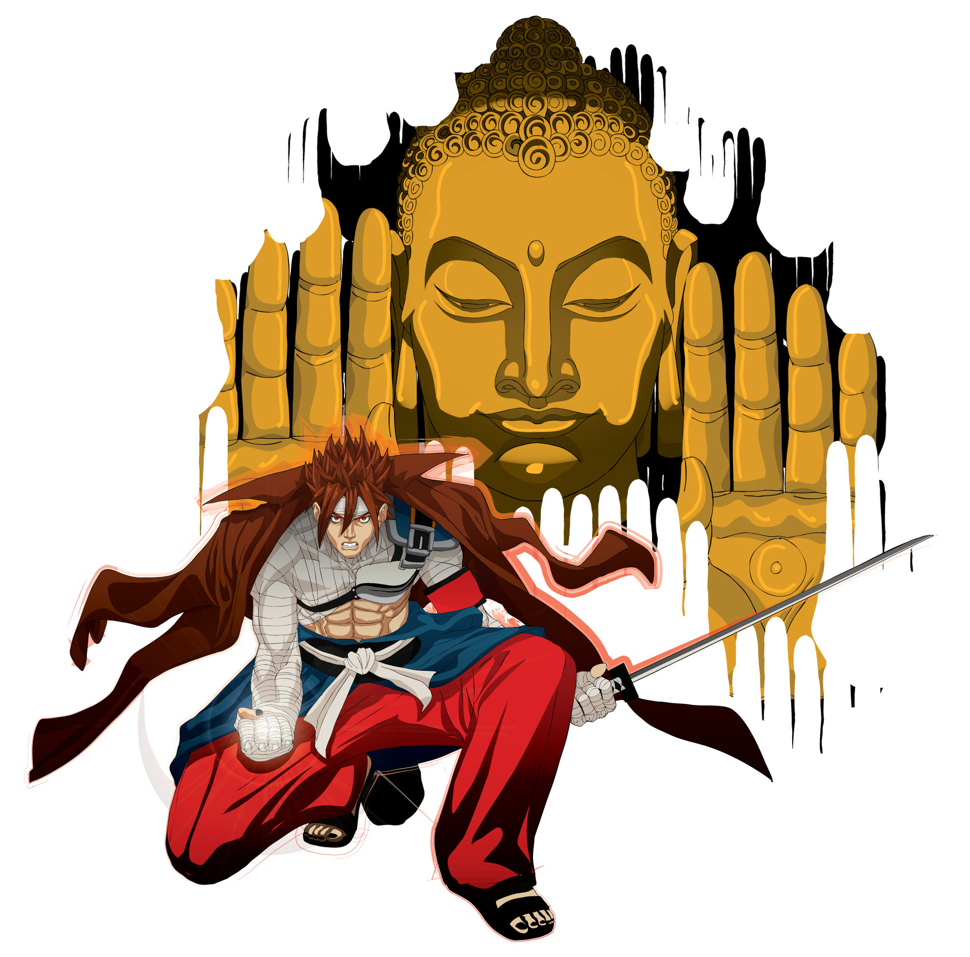 sergio gonzalez - shenshi shamurai artwork