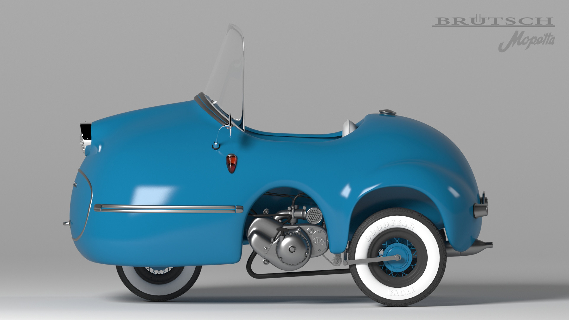 ArtStation - Brutsch Mopetta 1958 WIP