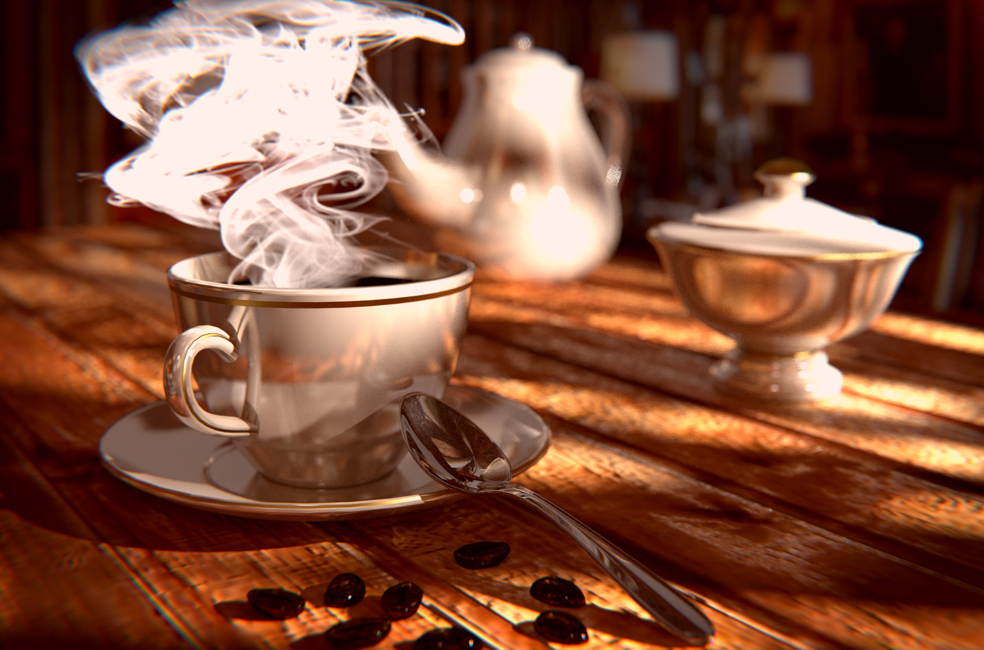 ArtStation - Intense coffee
